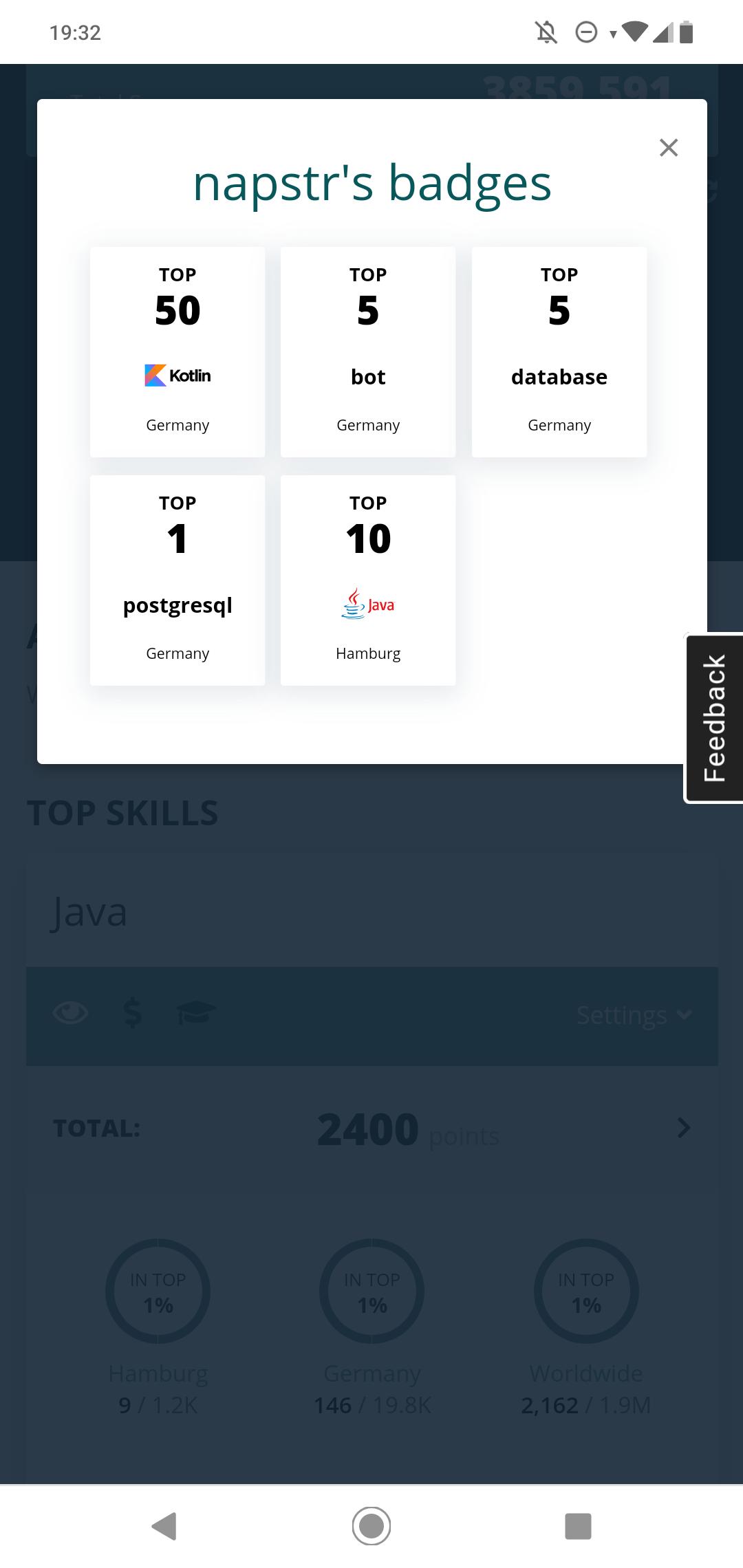 Freya on Twitter: "@_npstr @CodersRank No we're just a group of 6 Java devs and I'm the worst of ...