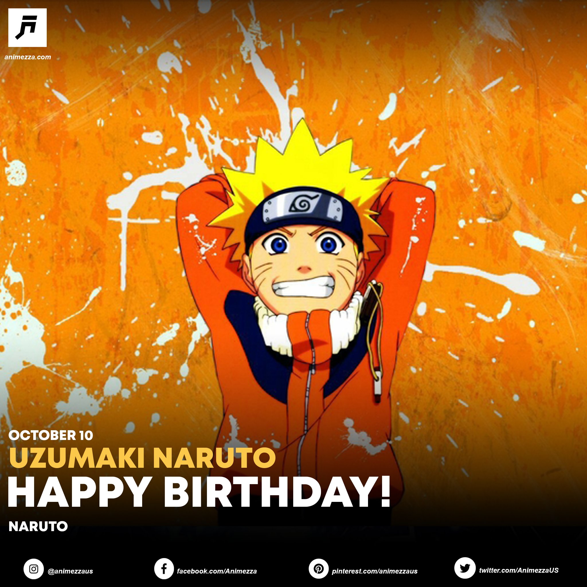Happy Birthday Anime Naruto