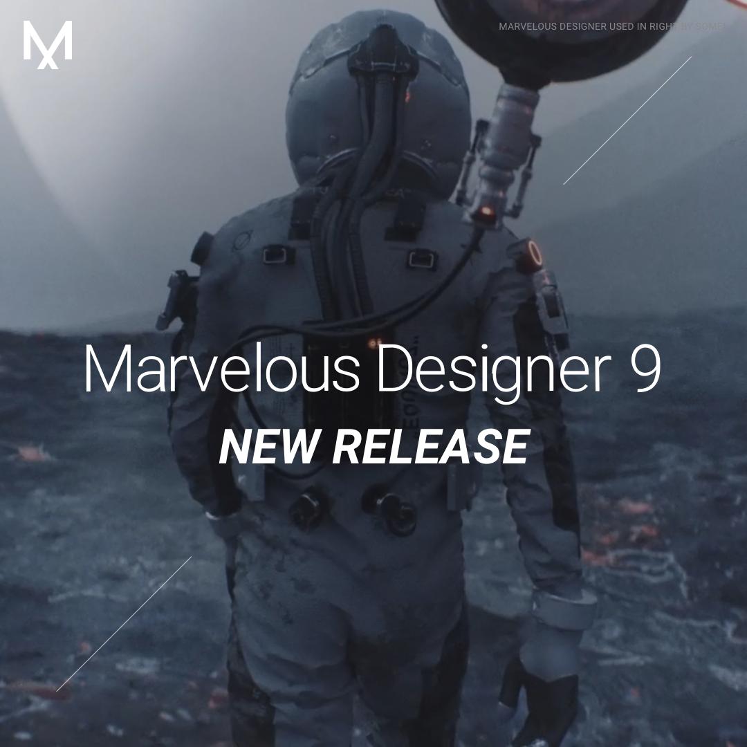 Marvelous Designer on Twitter: "Marvelous Designer 9 has been released today!!! Equipped with ...