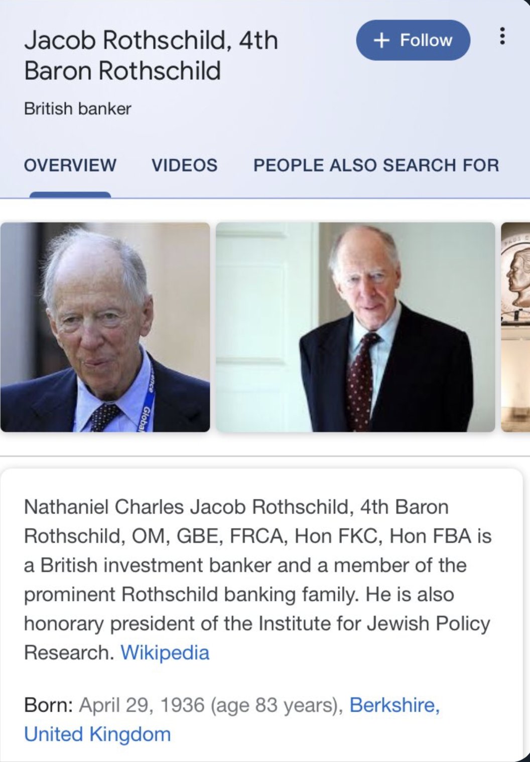 Jacob Rothschild, 4th Baron Rothschild