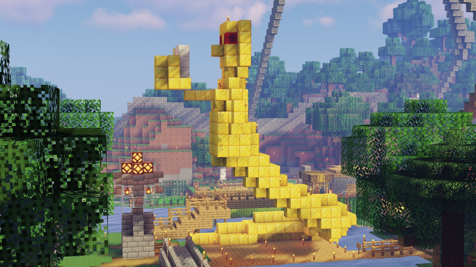 Minecraft Dragon Egg Statue