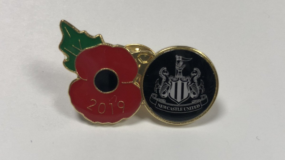 POPPY APPEAL: The 2019 Newcastle United Poppy Appeal pin badge is now ... POPPY APPEAL: The 2019 Newcastle United Poppy Appeal pin badge is now ...