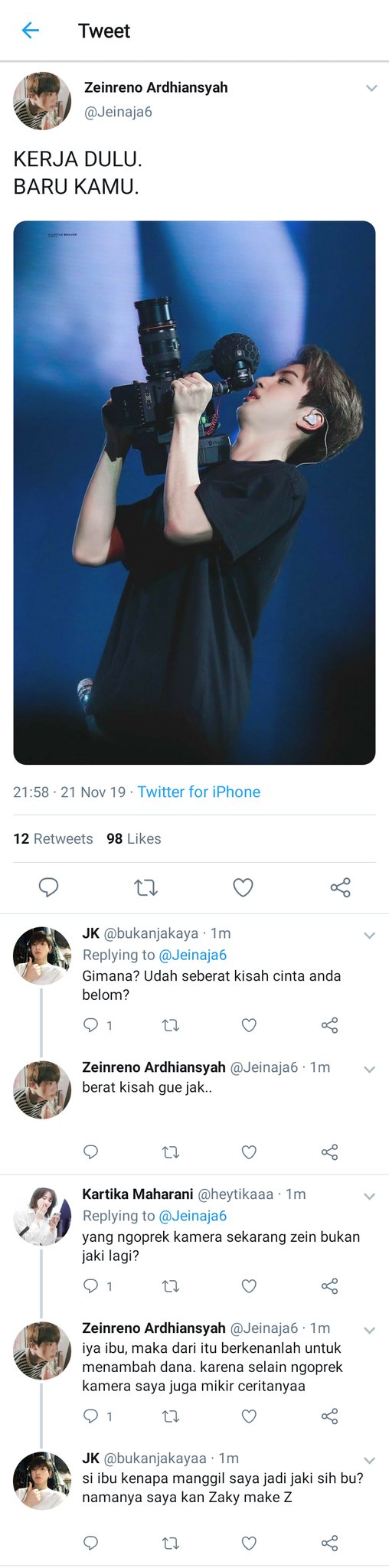 nawo🥕 #BIRTHDAY 🎁 on Twitter: "—huhu jatuh cinta sama siapa? https://t.co/HximVNFIIt" / Twitter