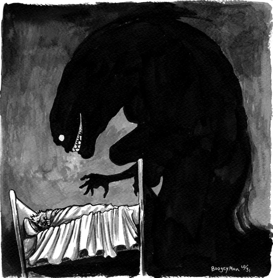 Boogeyman Monster Drawing