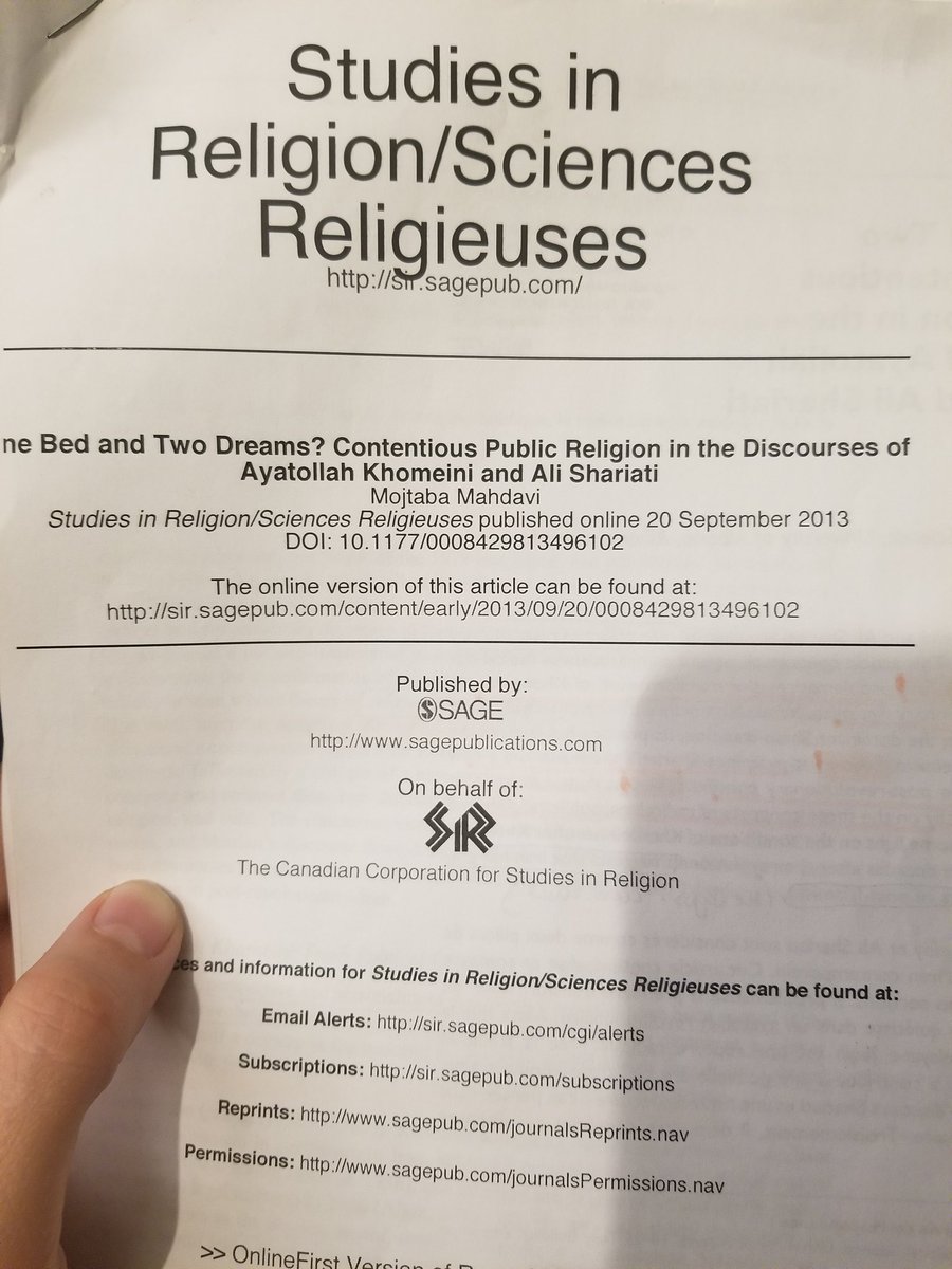 Thread by @SarahPerkonig: "Reading a piece by Mojtaba Mahdavi on ...