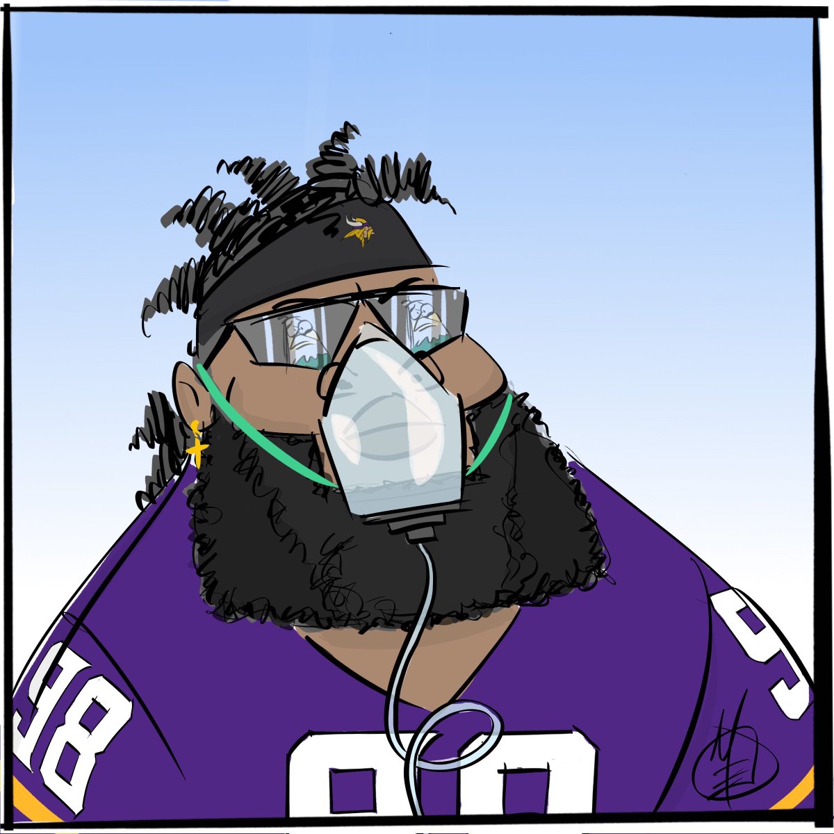 I made a digital drawing of Dalvin Cook. You can use the first 2 as a ...