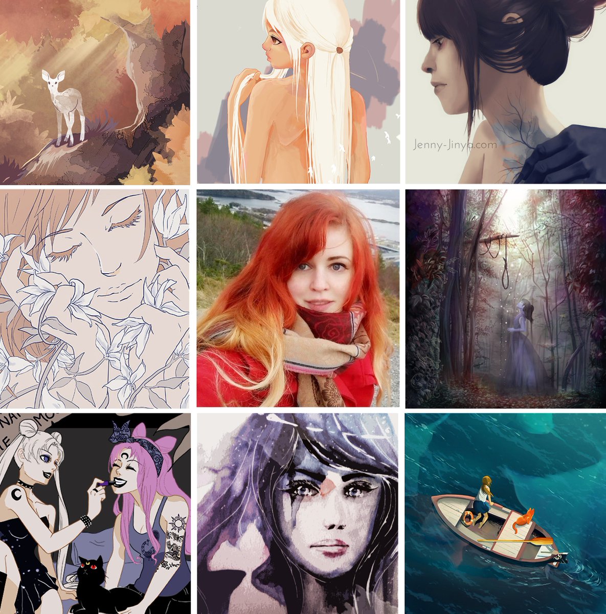 「Oh phew, it's time again #artvsartist2019 」Jenny-Jinyaの漫画