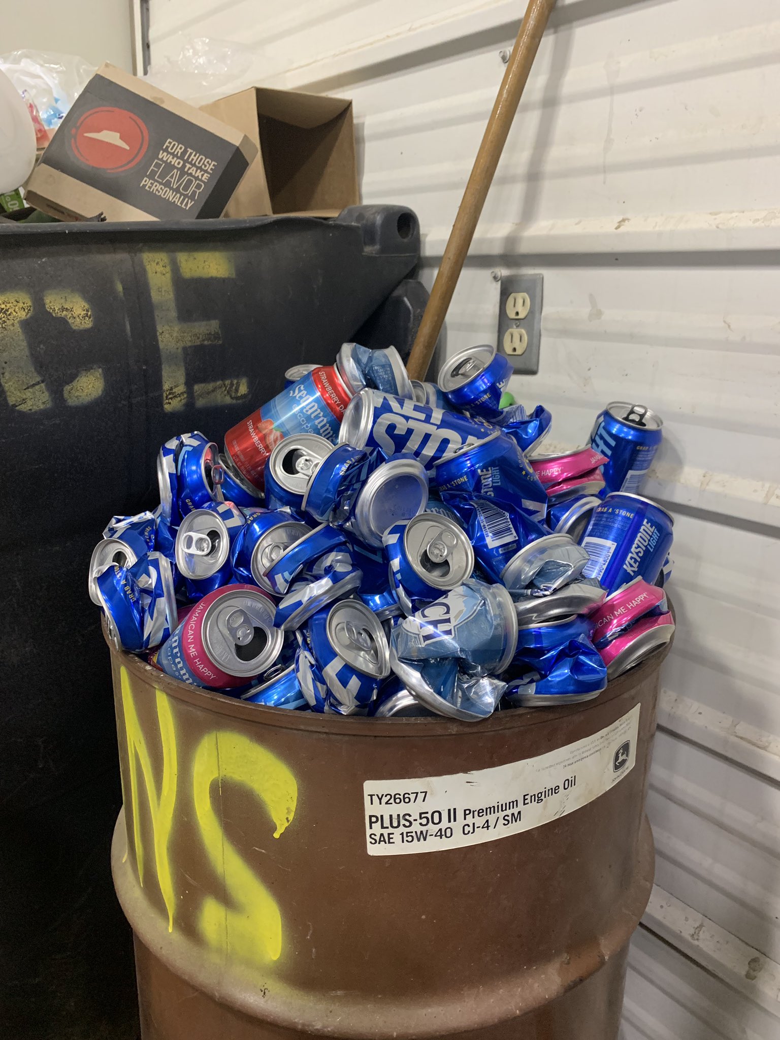 Pile Of Empty Beer Cans
