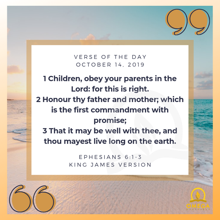 Ephesians 6 1 3 Children Obey Your Parents W New!Bible Scripture