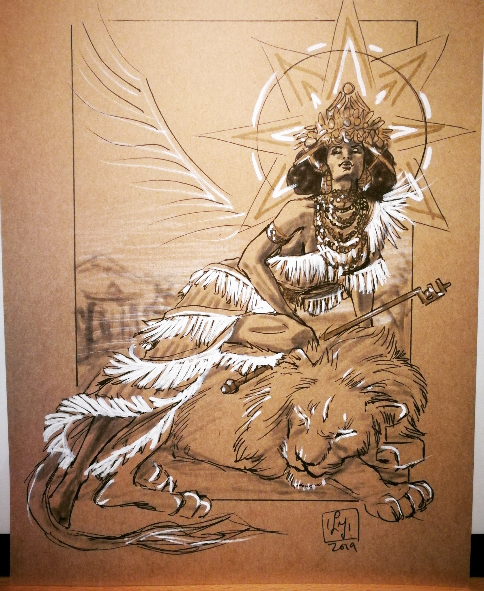 Inanna Ishtar Drawing