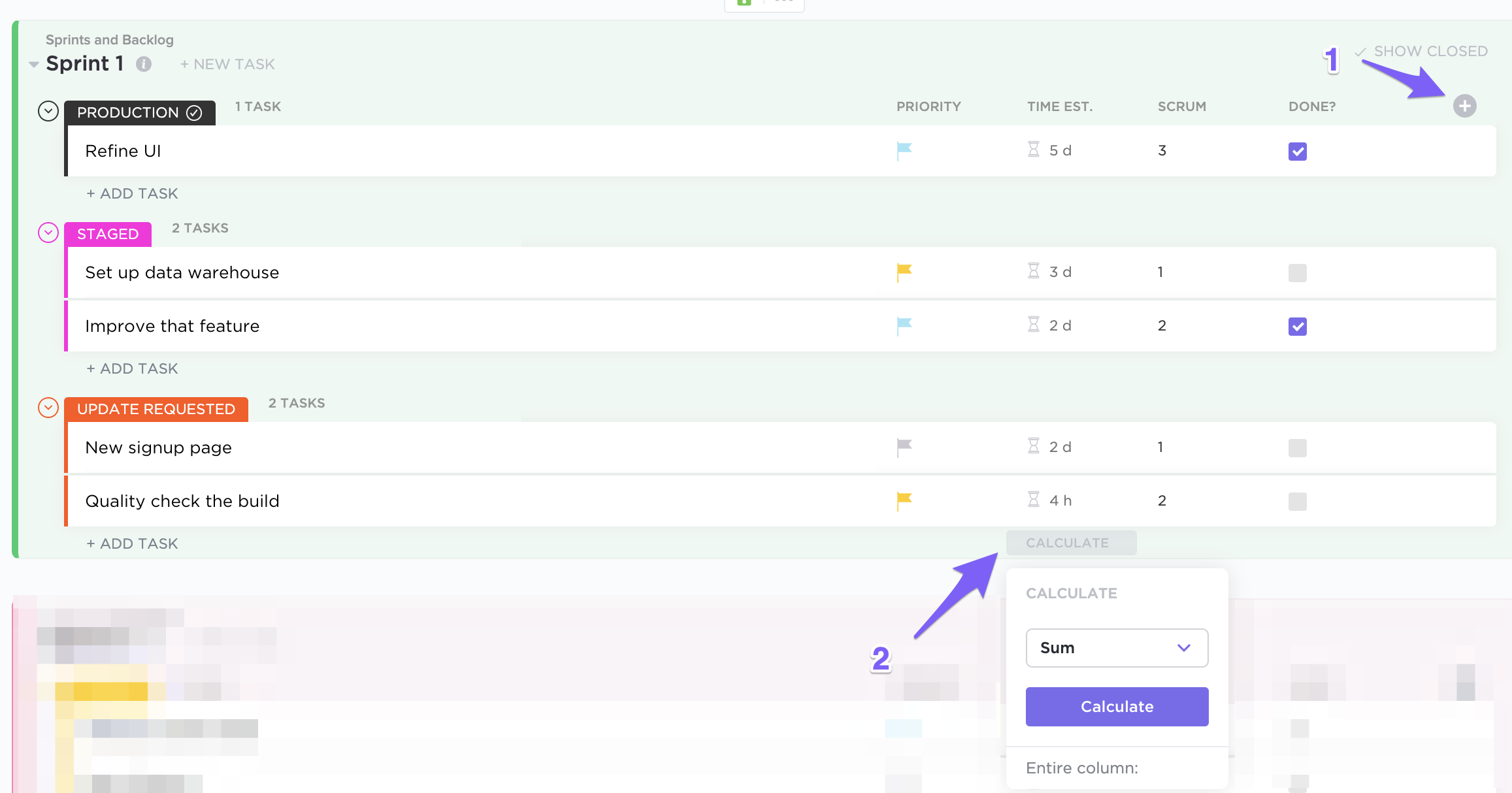 ClickUp on Twitter: "Need to calculate costs, budget, scrum points? 🤔Look no further! Now you ...