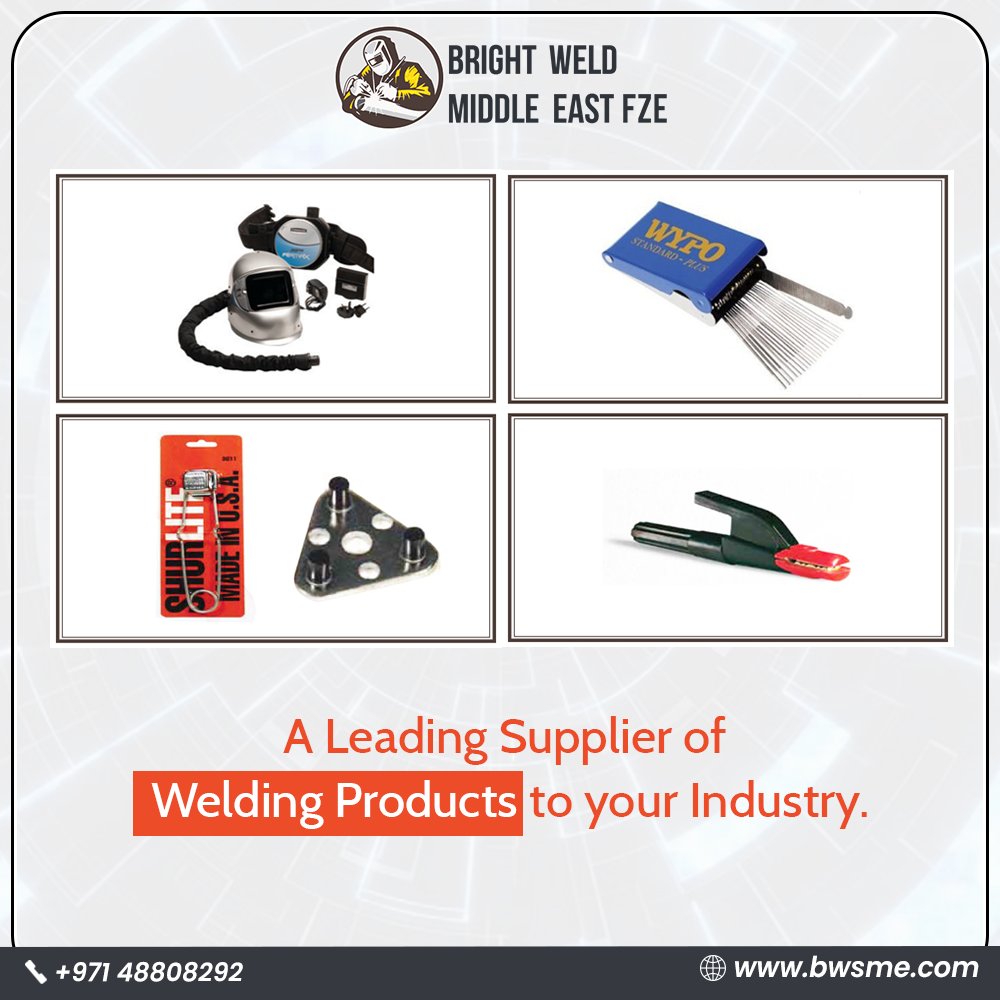 Bright Weld on Twitter: "Our products can with stand diverse operational conditions, making them ...