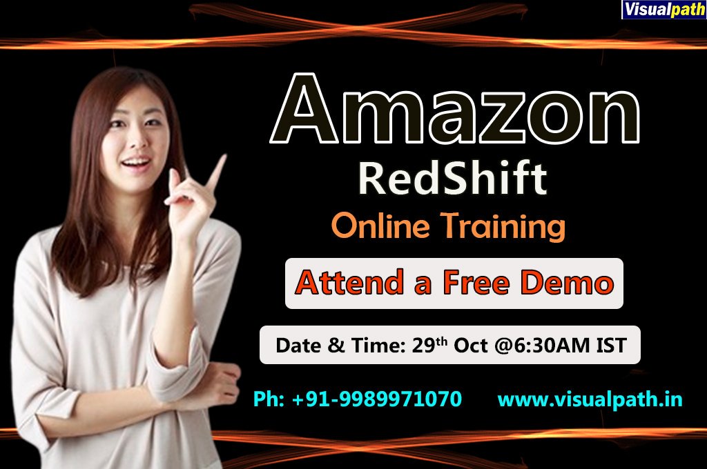 Visualpath on Twitter: "Attend a free demo class on #Amazon_RedShift course in Online mode Date ...