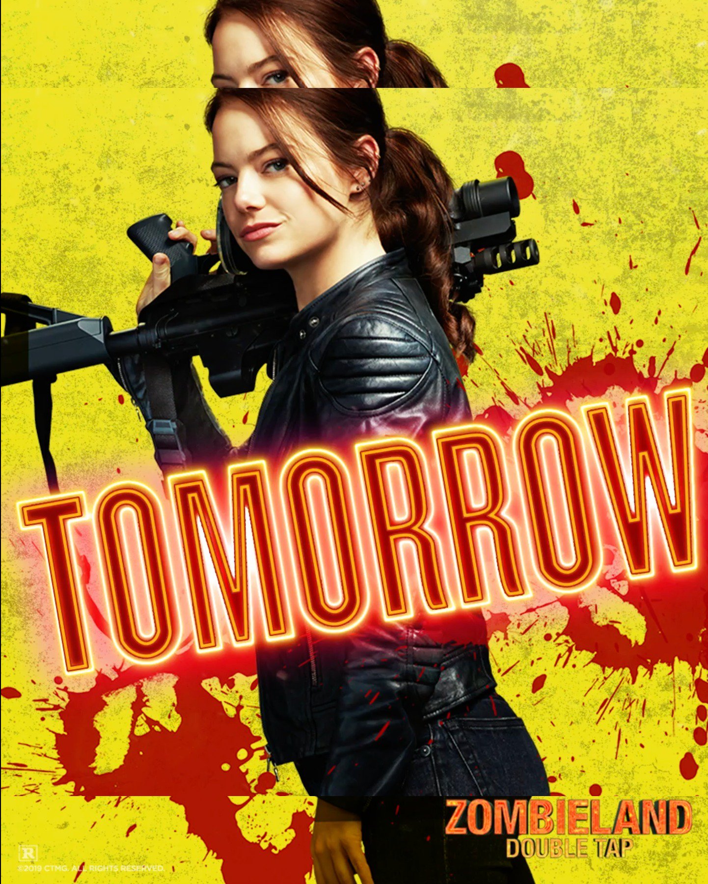 Emma Stone Zombieland Poster
