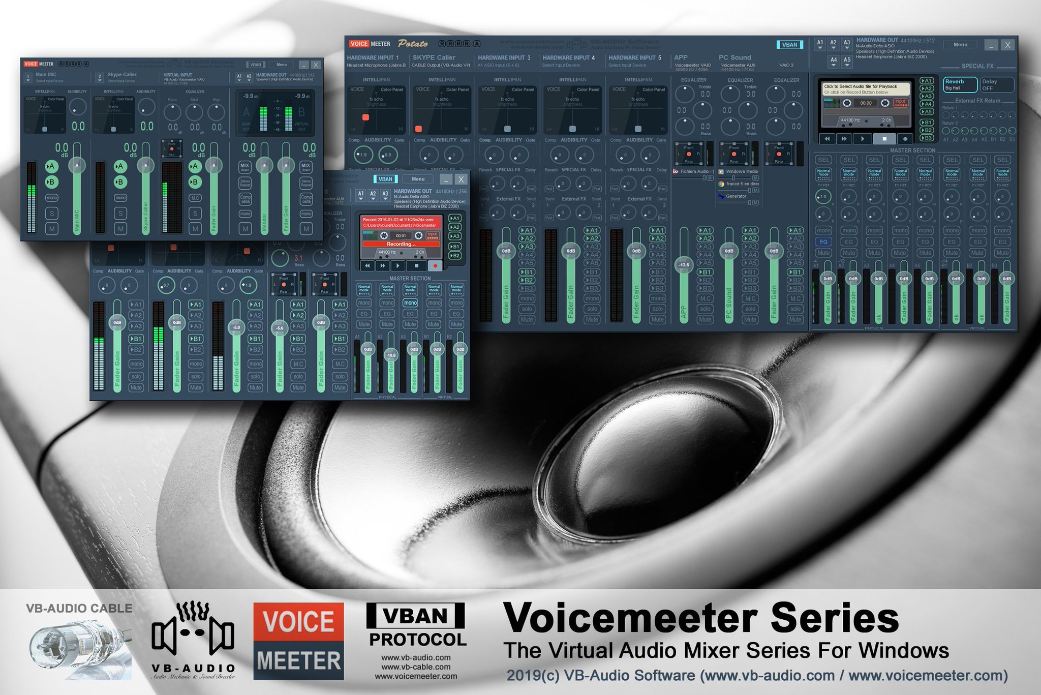Voicemeeter Banana The VoiceMeeter Streamer View | VOICEMEETER By
