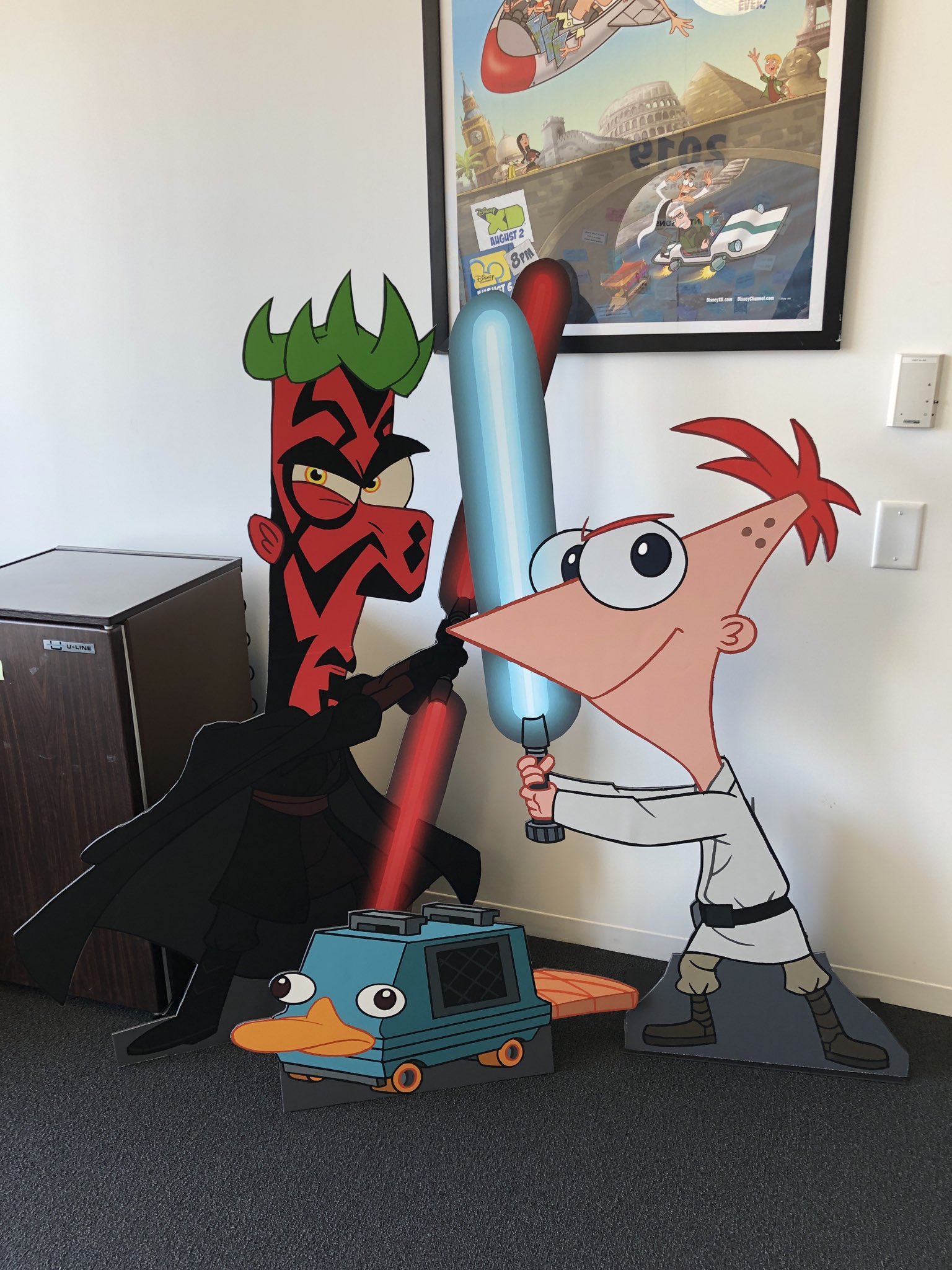 Phineas And Ferb Star Wars Ferb Darth Maul