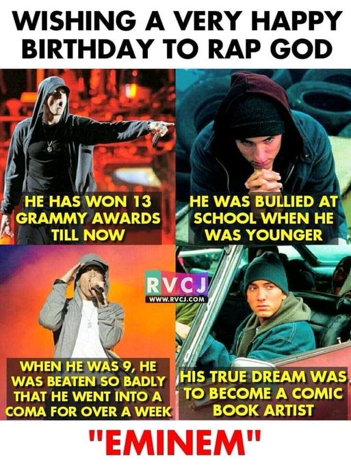 Eminem's Birthday Celebration | HappyBday.to