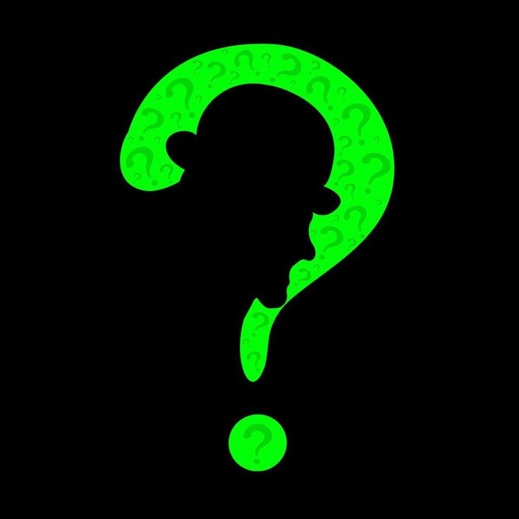 Riddler Question Mark Template