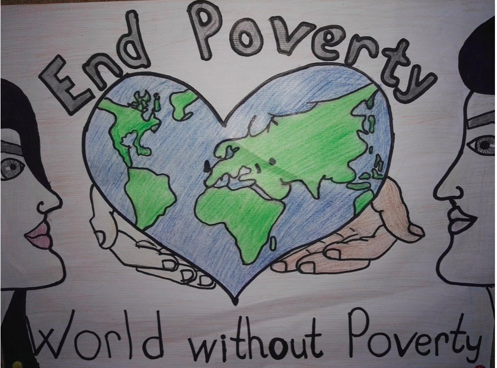 Poverty Posters Drawing