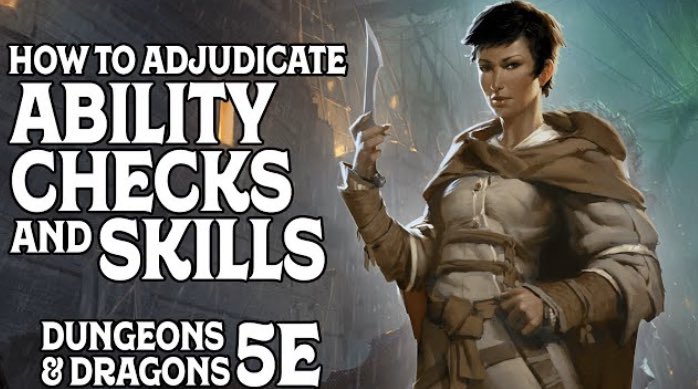 Dungeon Dudes on Twitter: "we discuss how ability checks work in Dungeons & Dragons 5e, breaking ...