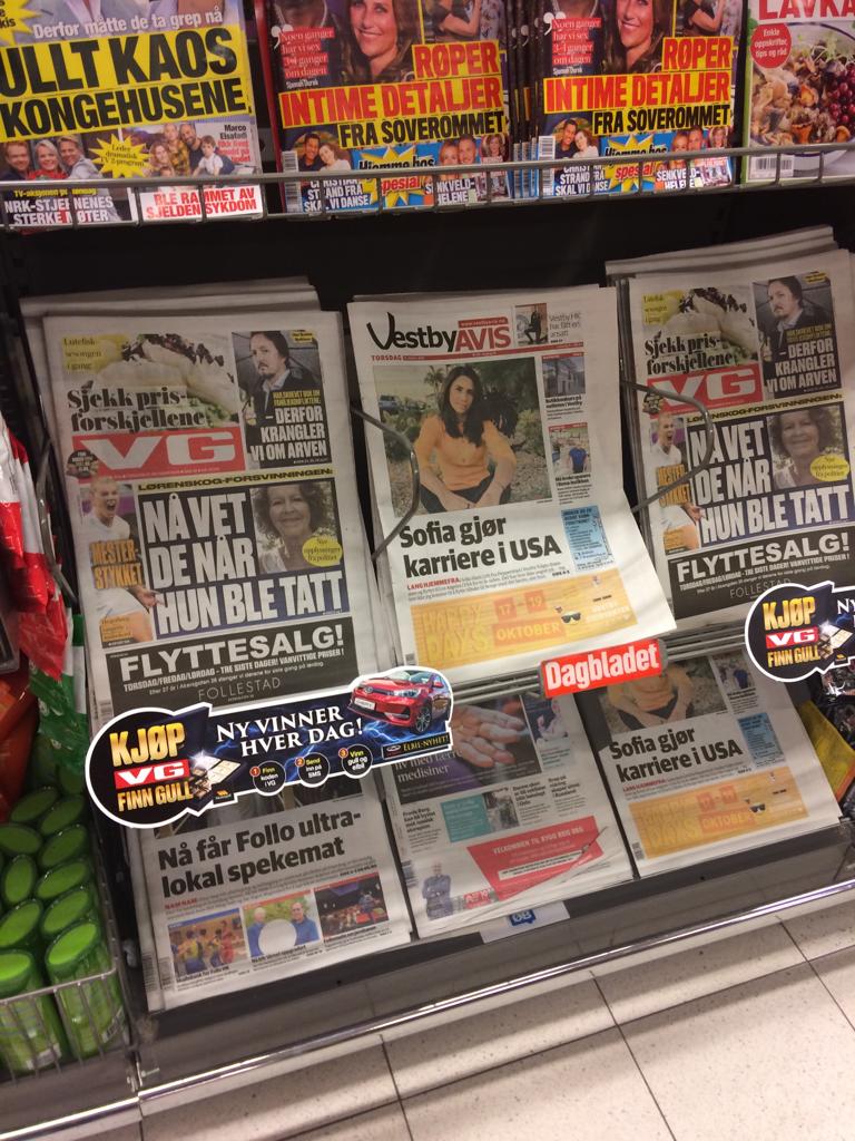 Sofia Hariz on Twitter: "So I'm on the cover of a Norwegian newspaper today.…