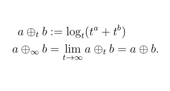 Thread by @Francis16833887: The tropical numbers are defined as the ...