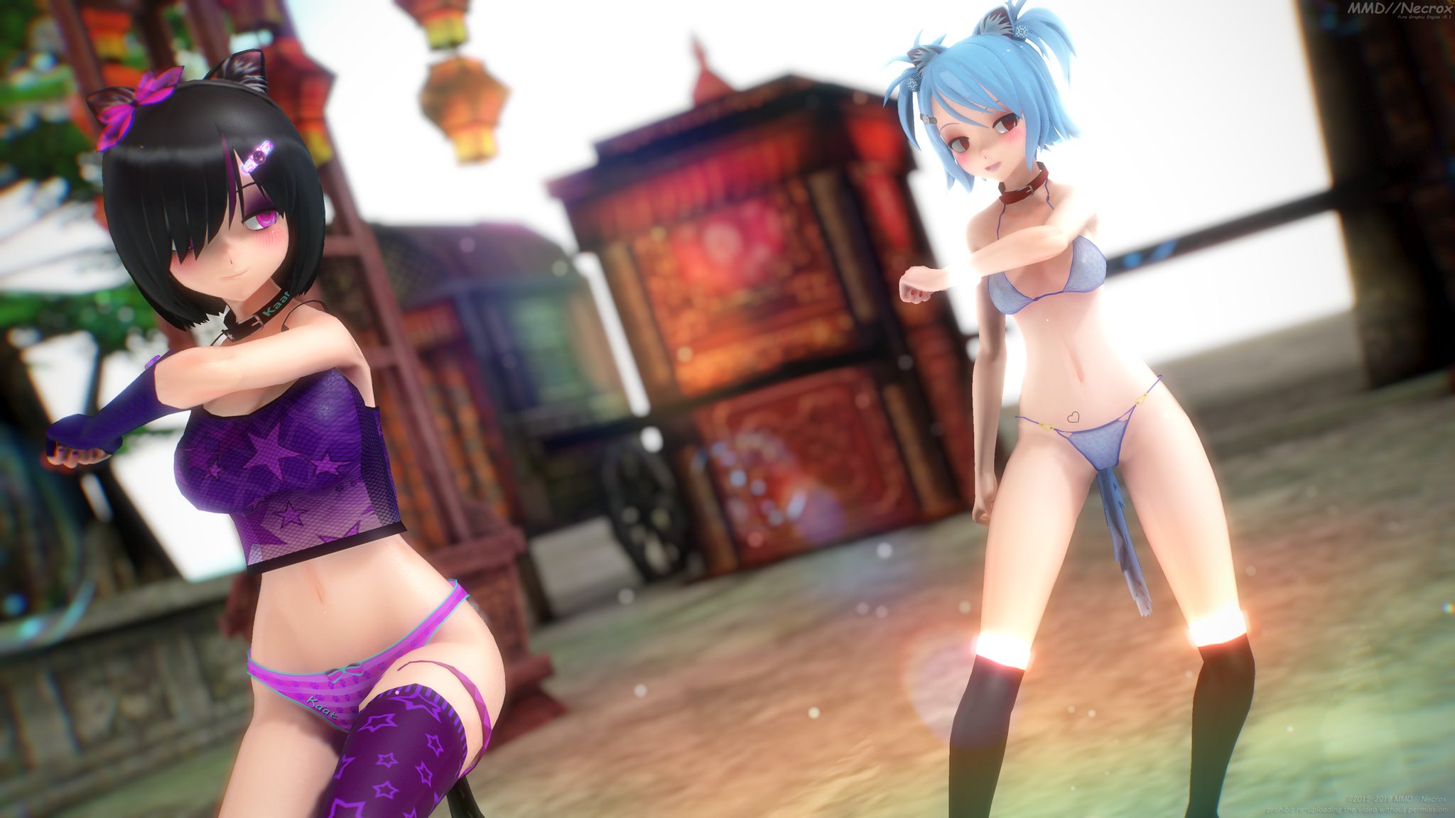 ♪MMD//Necrox on Twitter: "New Video ^^ 【MMD】Hybrid - Kaat & Luna | 4K 60FPS https://t.co ...