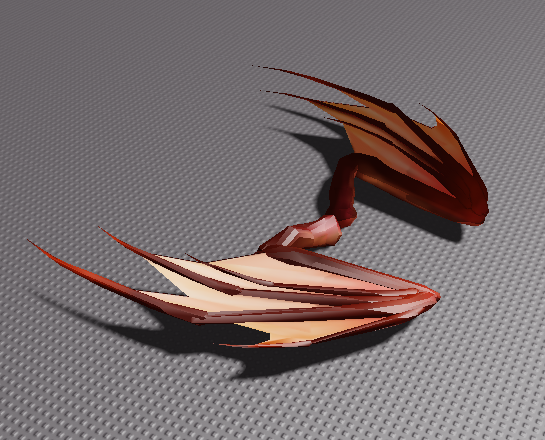 Folded Dragon Wings
