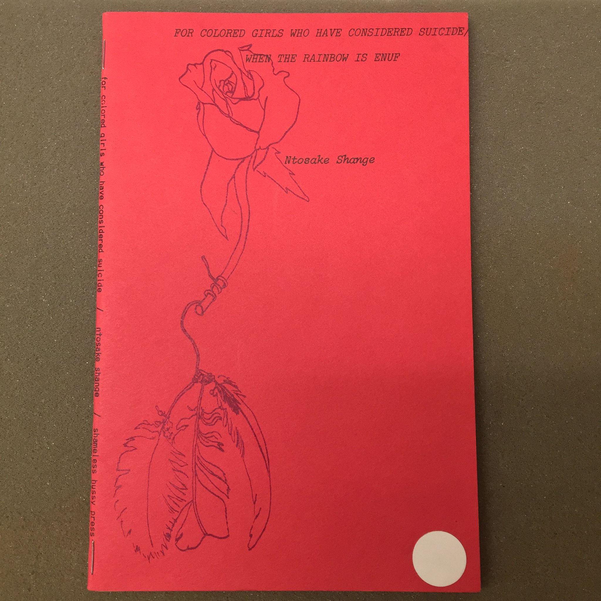 For Colored Girls Book