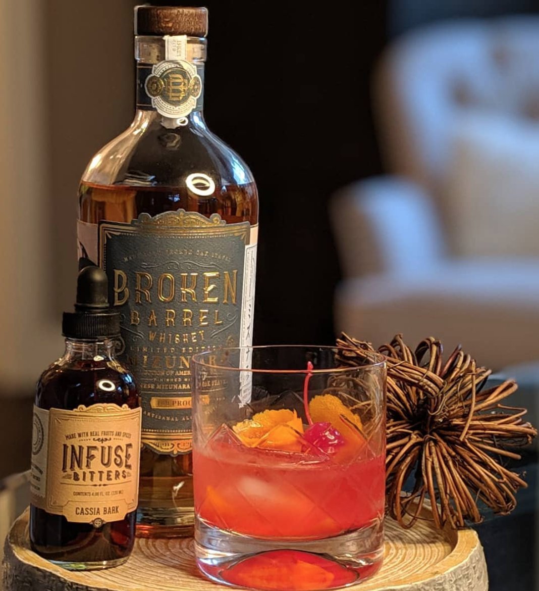 Broken Whiskey Bottle