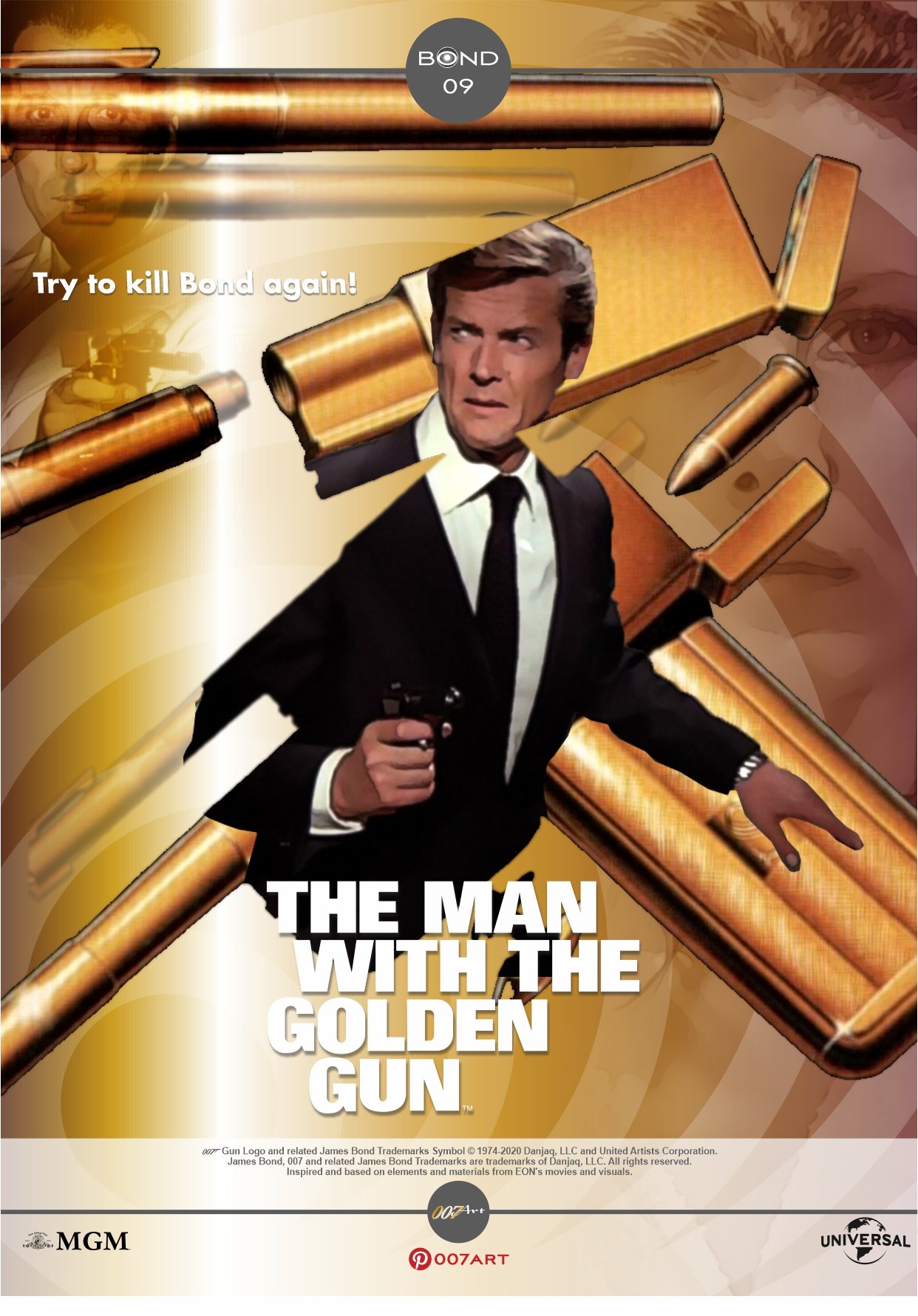The Man With The Golden Gun Poster