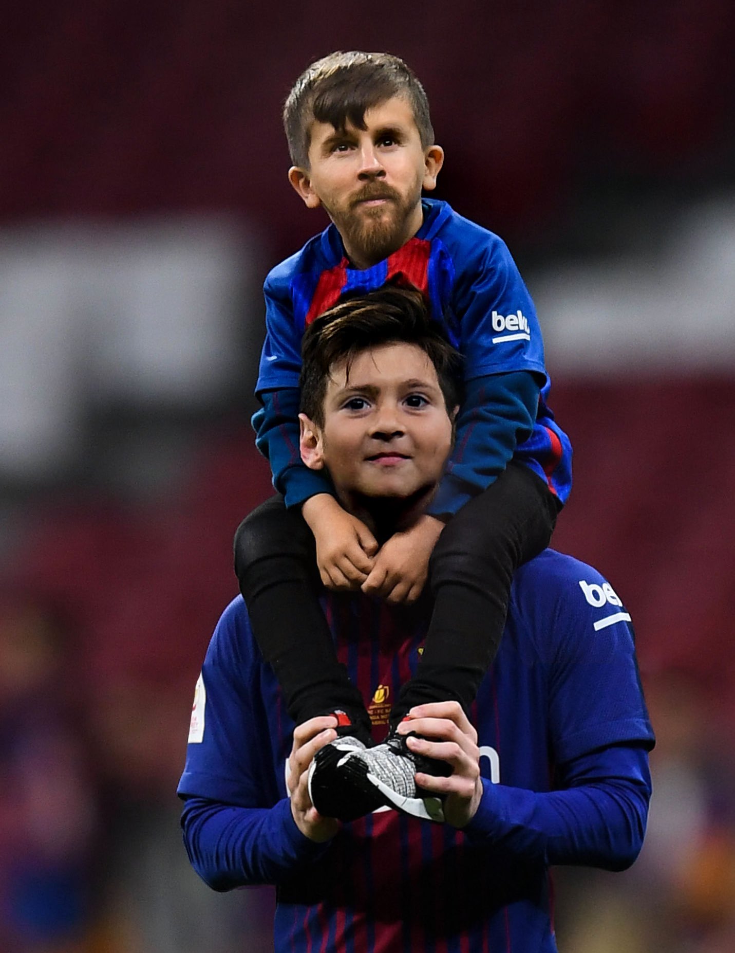 Thiago Messi And Lionel Messi