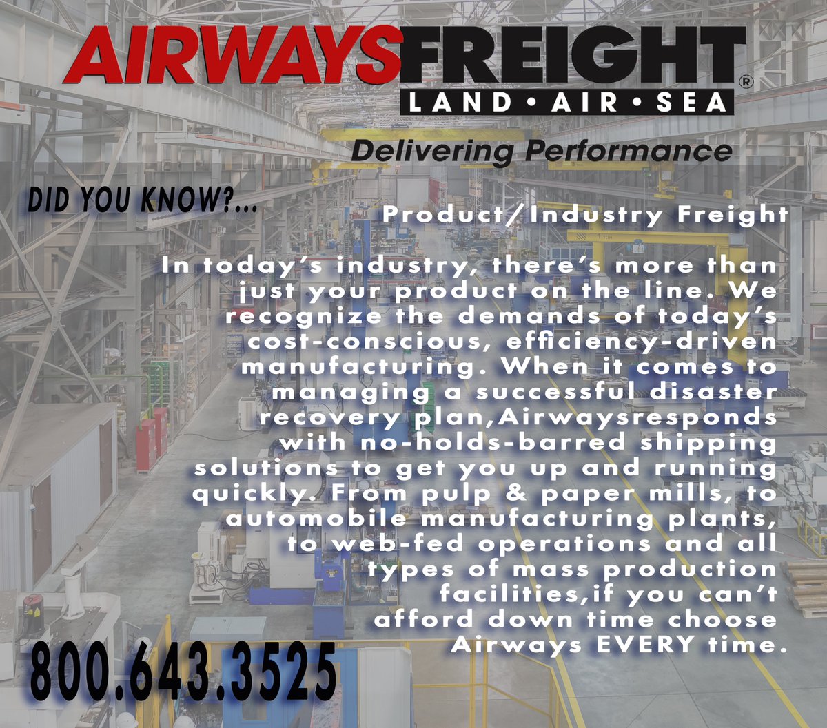 Airways Freight | Domestic & International Shipping and Freight Forwarding