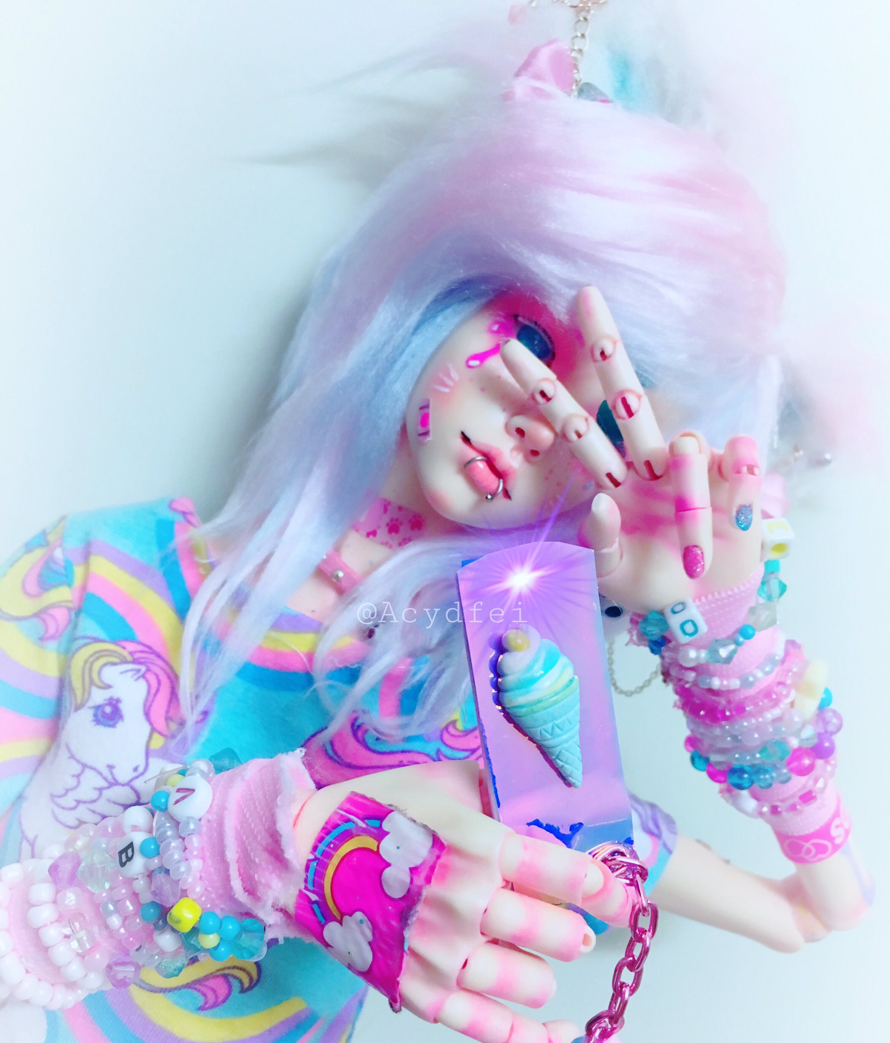 Emo Bjd Dolls Gothic Black Lady Dress BJD 1/4 Minifee MSD Slim, Kid