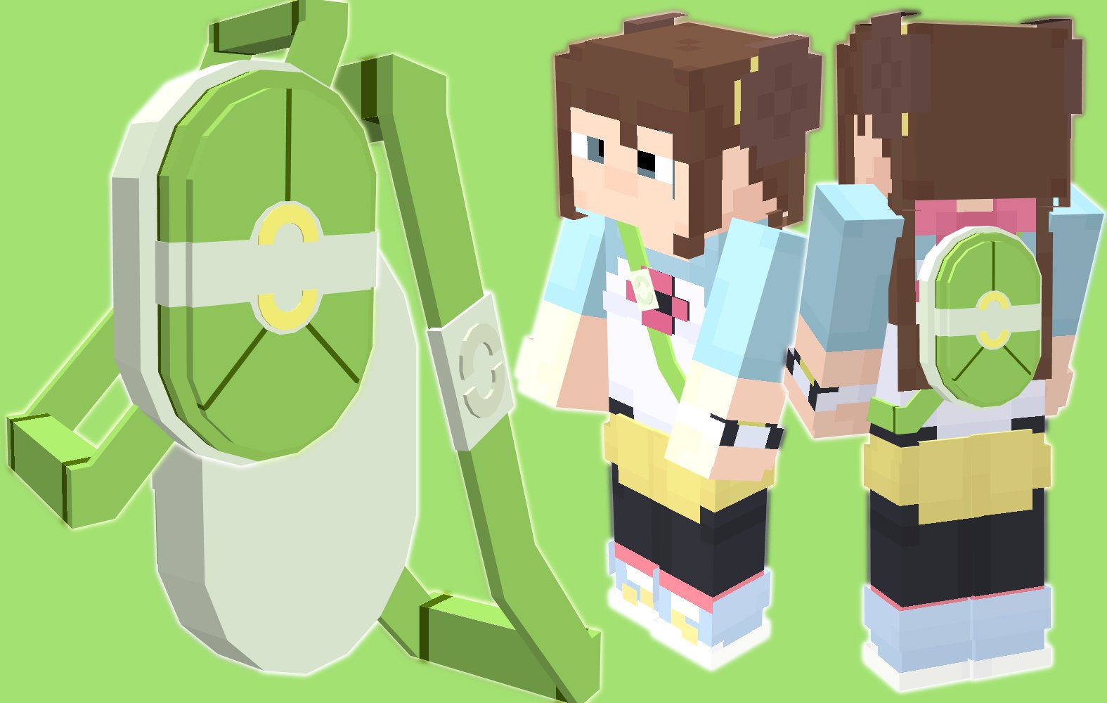 holo_modeller on Twitter: "#bbblocktober @blockbench Blockbench Blocktober Day 19, Sling. I'll ...