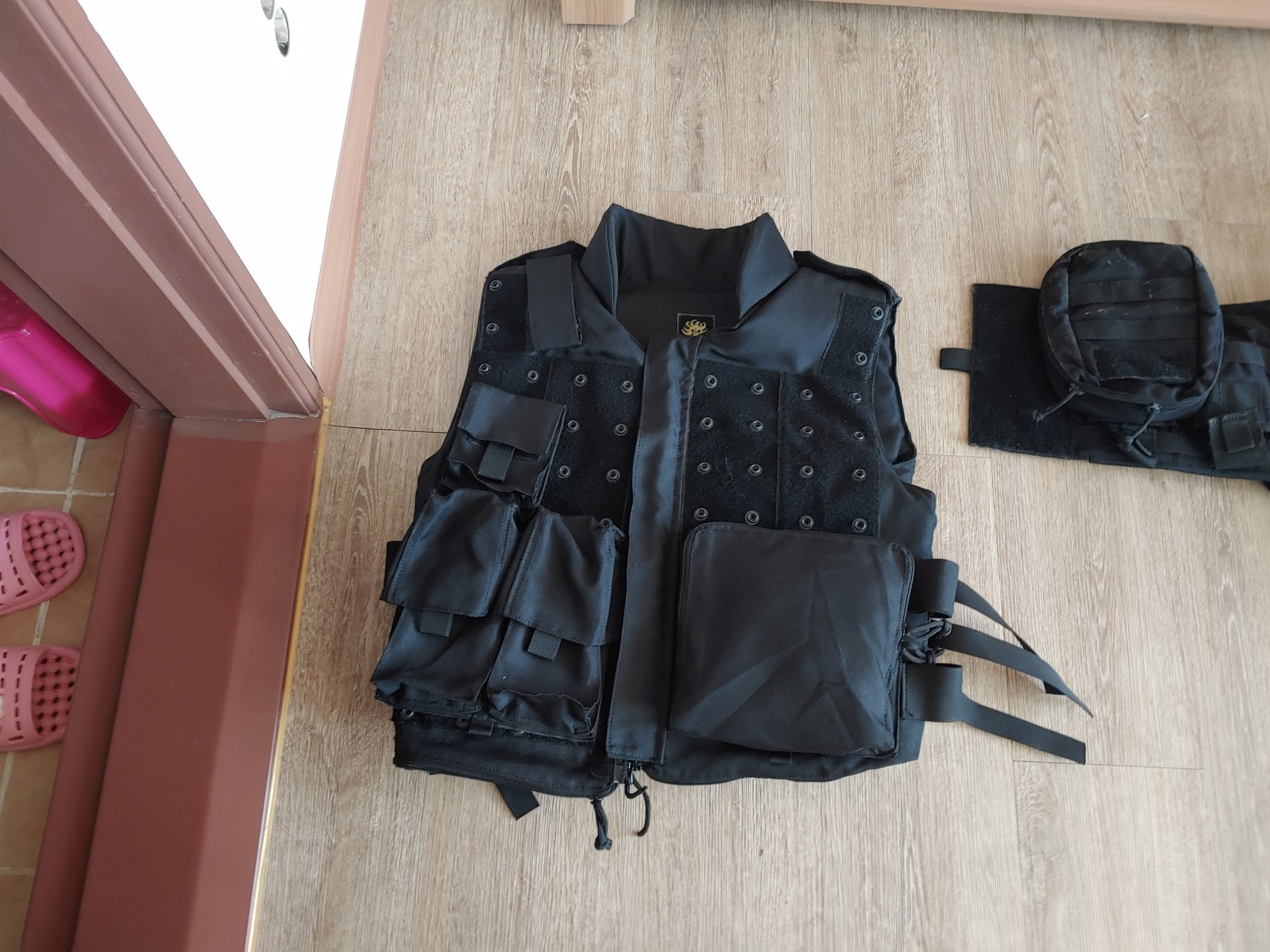 実物 POINT BLANK HRM ベスト ポイントブランク MRV LAPD SWAT LE 専用ポーチ付き - ミリタリー