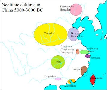 Yangshao Culture Map
