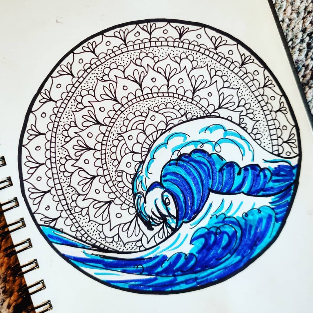 Ocean Wave Drawing Tumblr