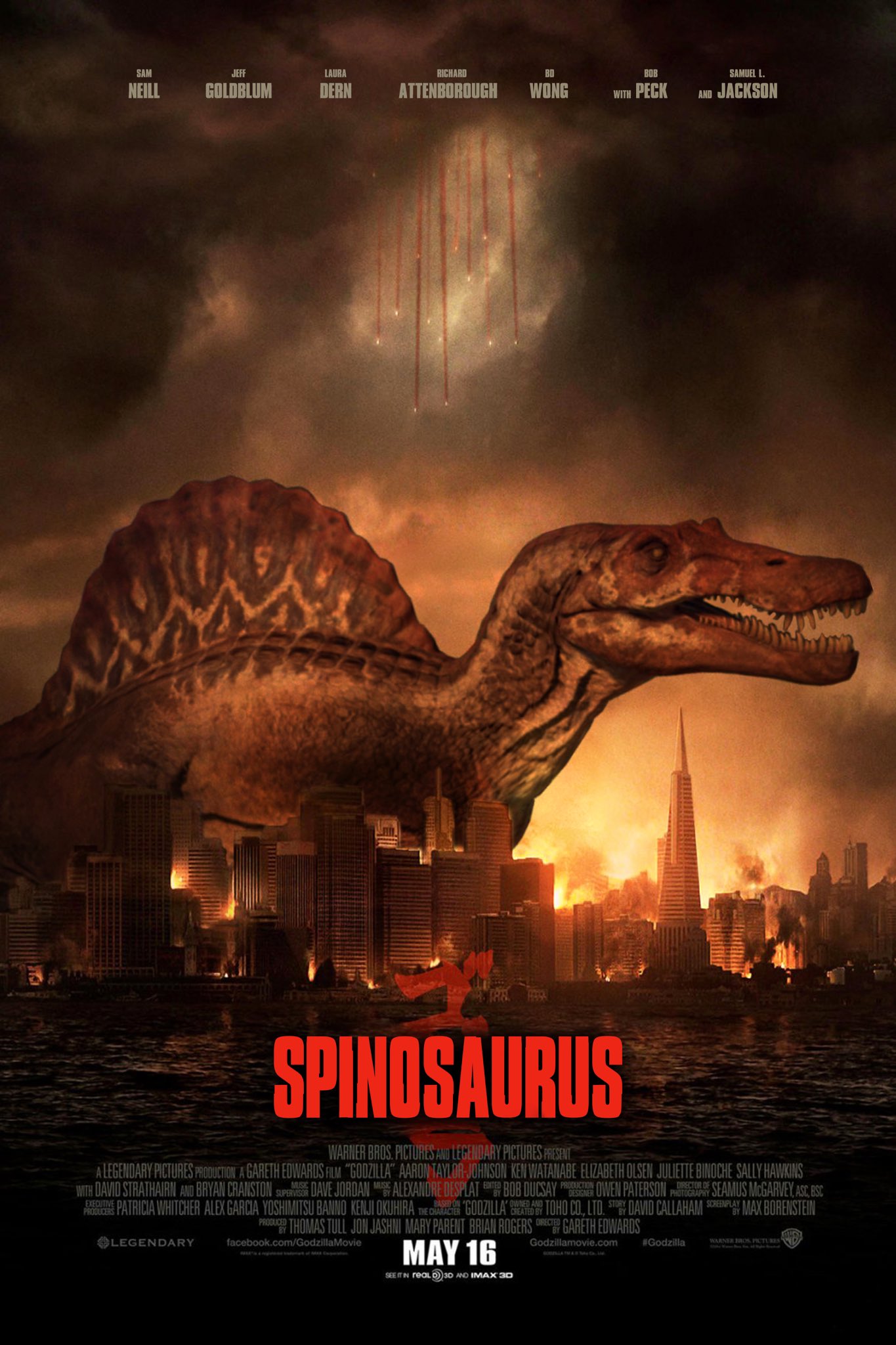 Spinosaurus Contra Godzilla