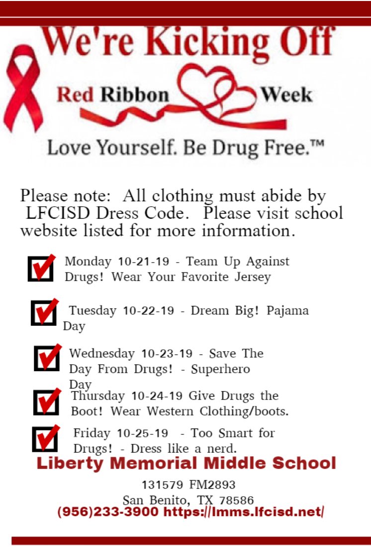 Red Ribbon Week Ideas