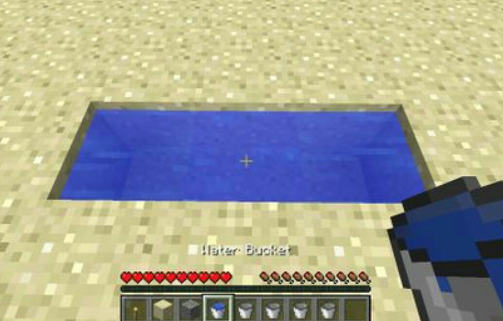 Bermad marca nadar agua infinita en minecraft Actuación Es una suerte ...