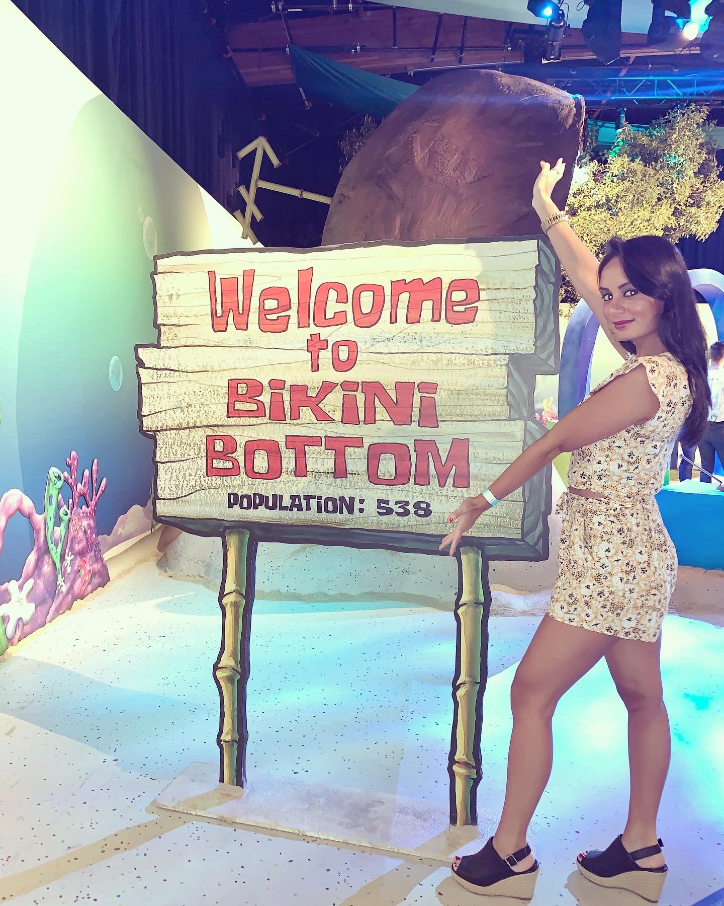 Welcome To Bikini Bottom Sign Spongebob