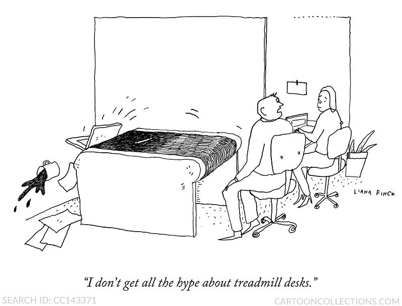 Funny Treadmill Cartoon