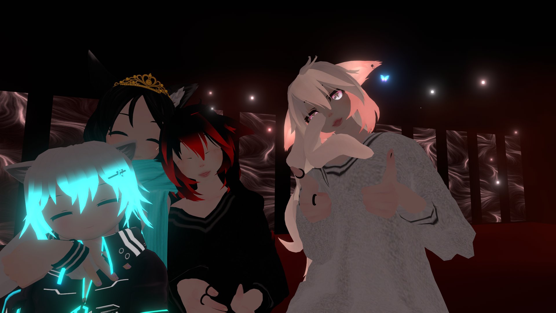 ShrillyVR on Twitter: "1 - having fun with one of my vrc families ^~^ 2 - ran into a bunch of ...