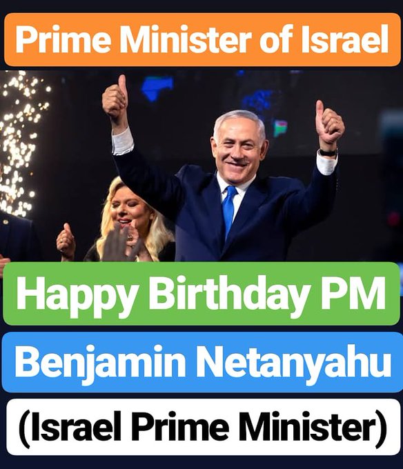 Benjamin Netanyahu's Birthday Celebration | HappyBday.to