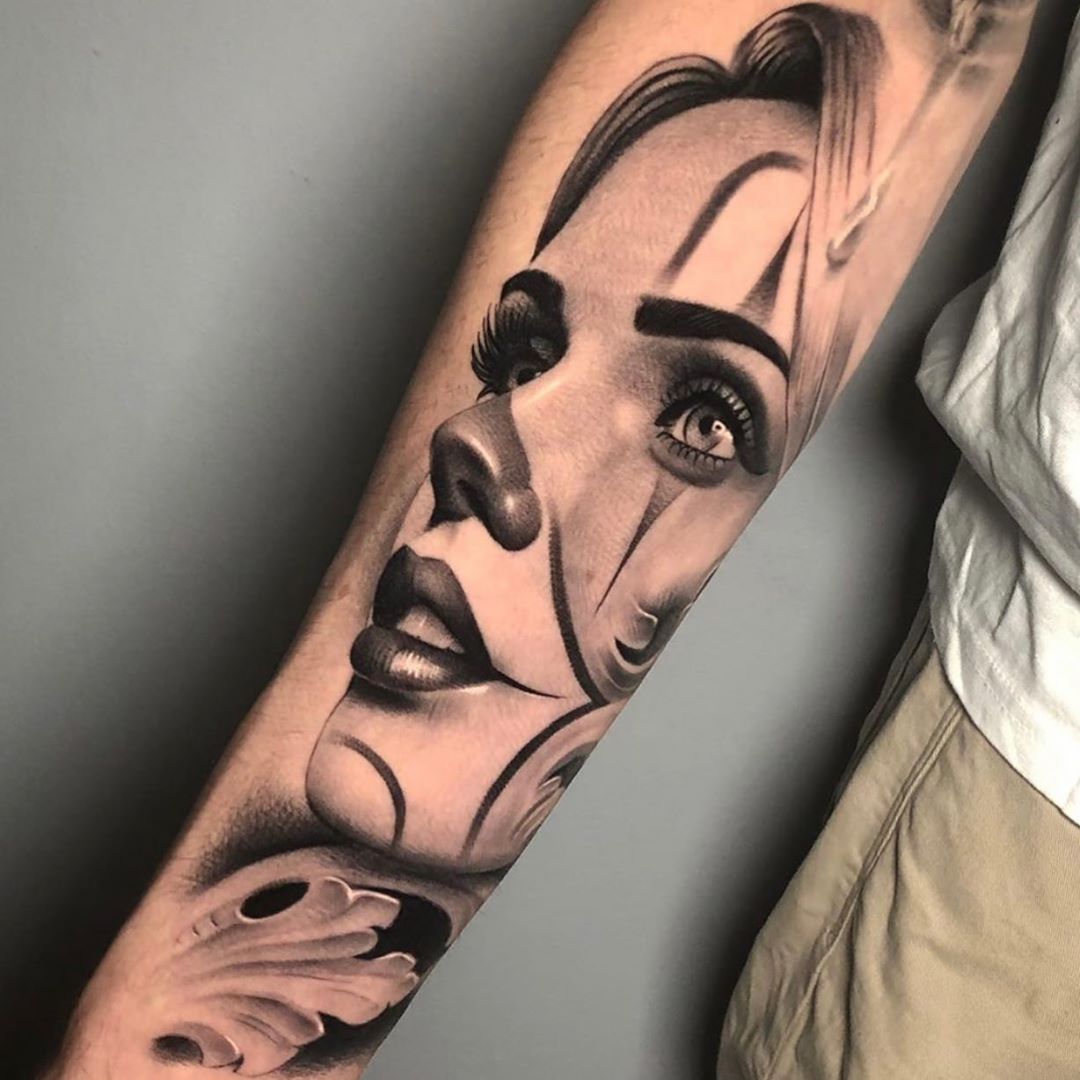 Awesome Chicano Tattoos Chicano Black Temporary Tattoo Stickers,