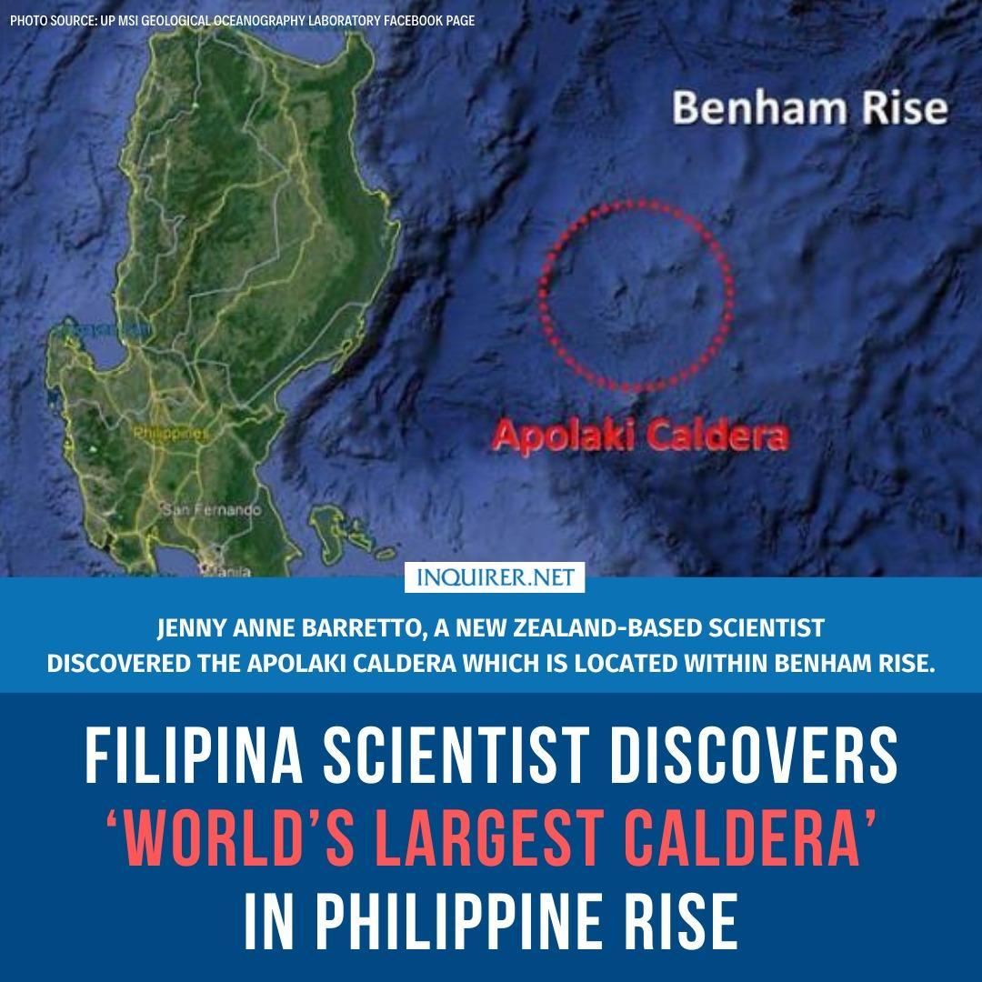 Scientist Jenny Anne Barretto's study — called “Benham Rise unveiled ...