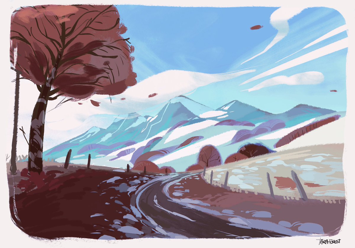 「It's getting chilly out there... 」|Tara Woodsのイラスト