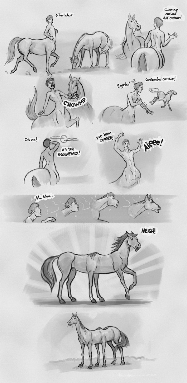 Horse Transformation Art