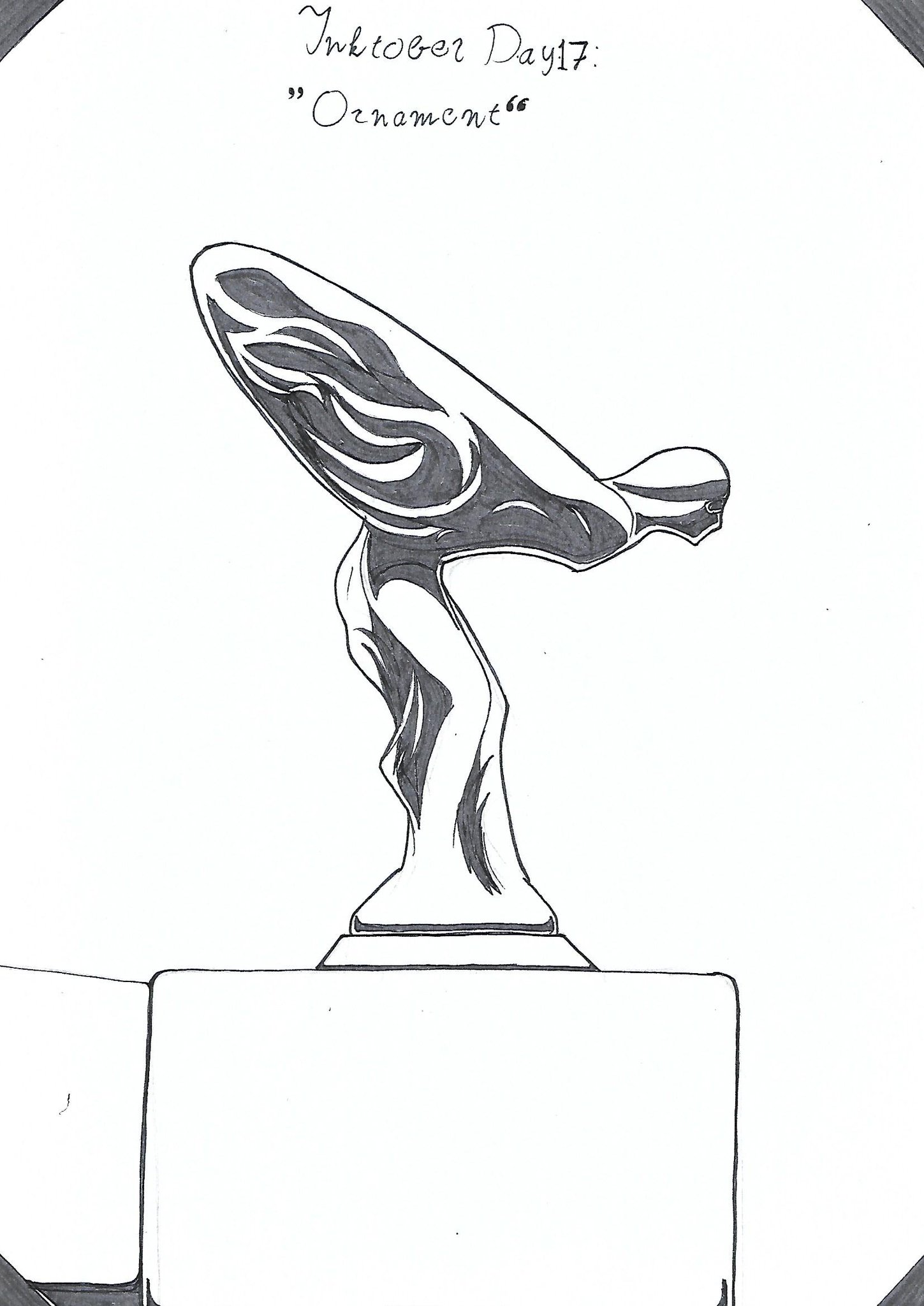 Spirit Of Ecstasy Drawing